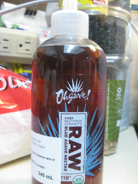 Filberts and Chocolate: Ohgave! Raw Blue Agave Nectar