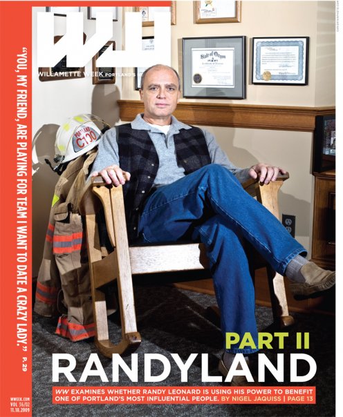 Life Through The Lens: Willamette Week cover, Randy Leonard part II
