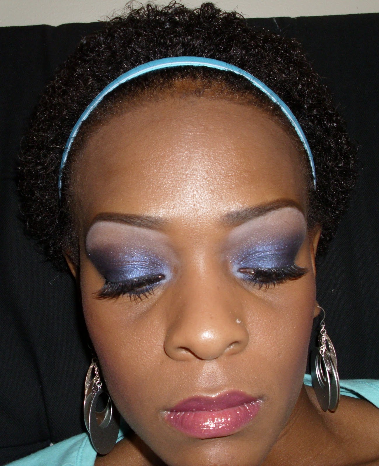 Make Up by Ms. Tonya: Simply Blue Eyes!!!