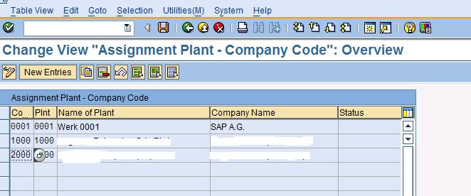 SAP Treasure Box: Assign plant to company code