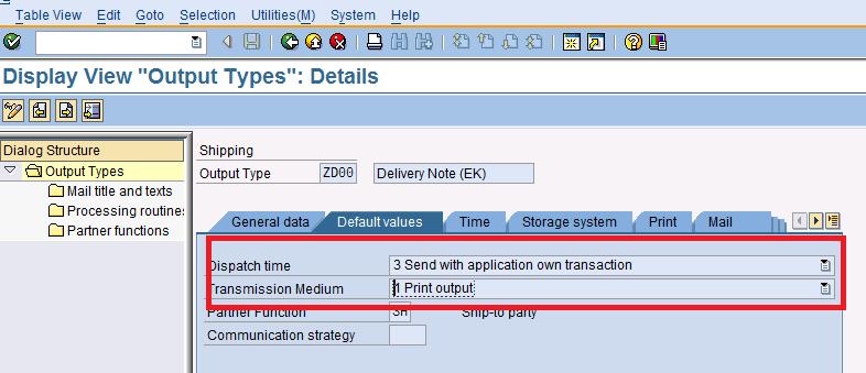SAP Treasure Box: Set delivery order form to output immediately