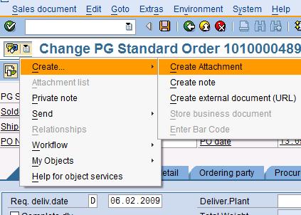 SAP Treasure Box: How to create attachment in sales order using VA02