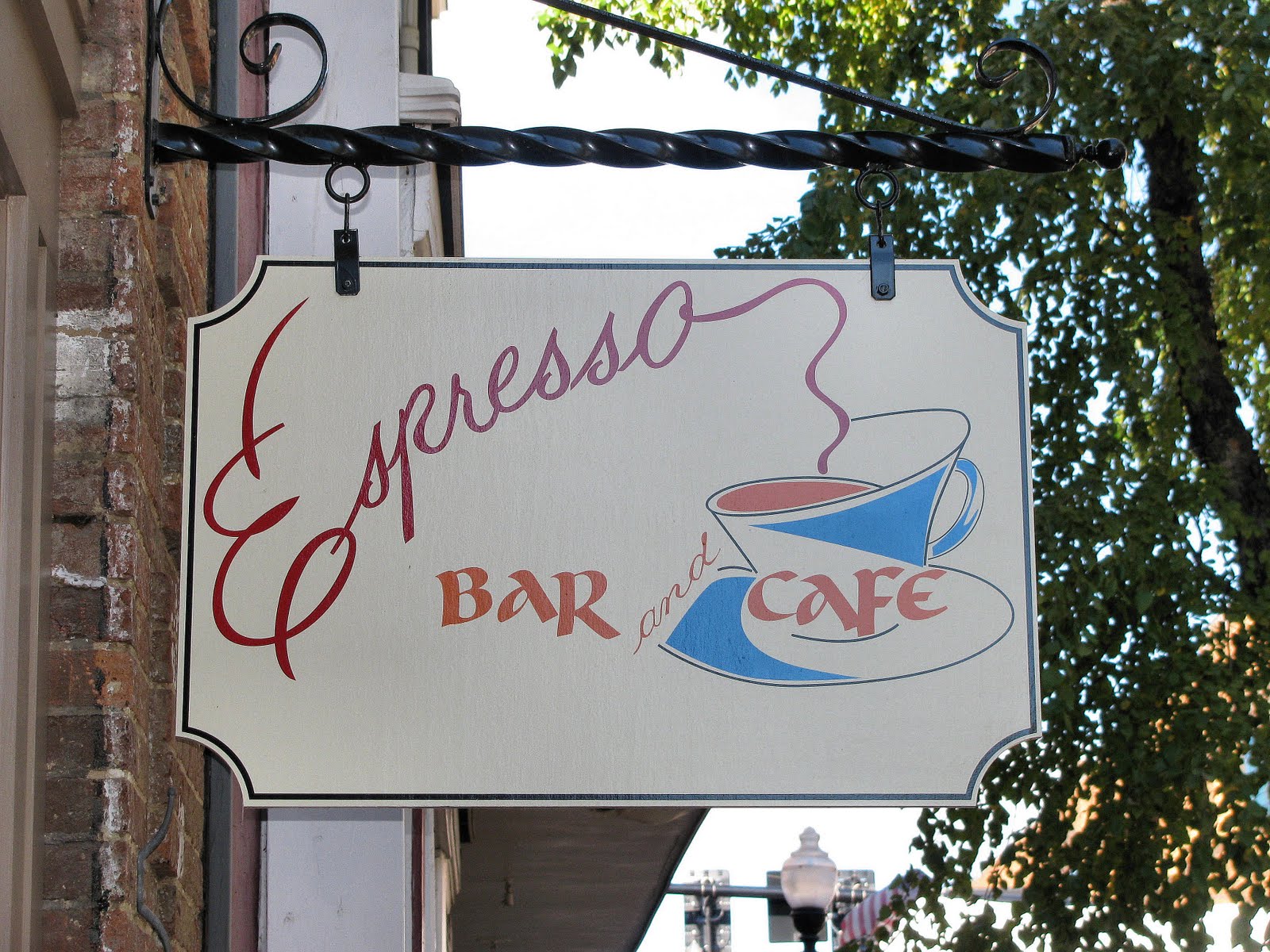 Kerrlligraphy: Espresso Bar and Cafe sign