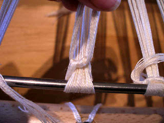 Dust Bunnies Under My Loom: Warping the Louet Jane Loom