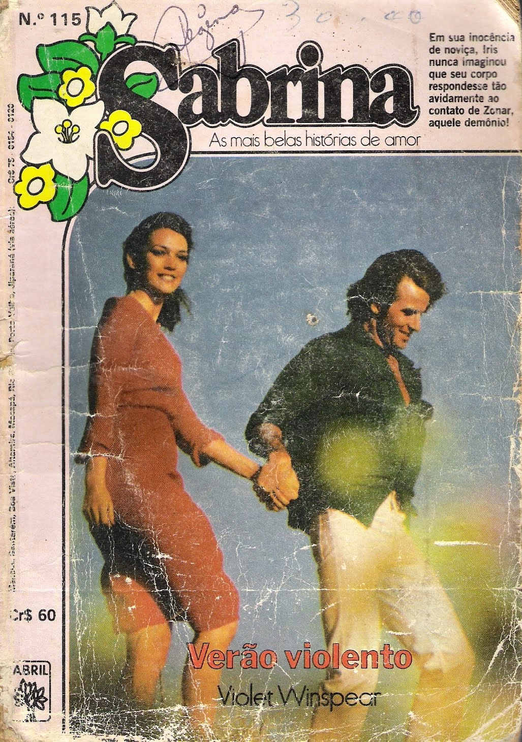 Meus Romances Blog: Verão Violento - Violet Winspear - Sabrina nº 115 ...