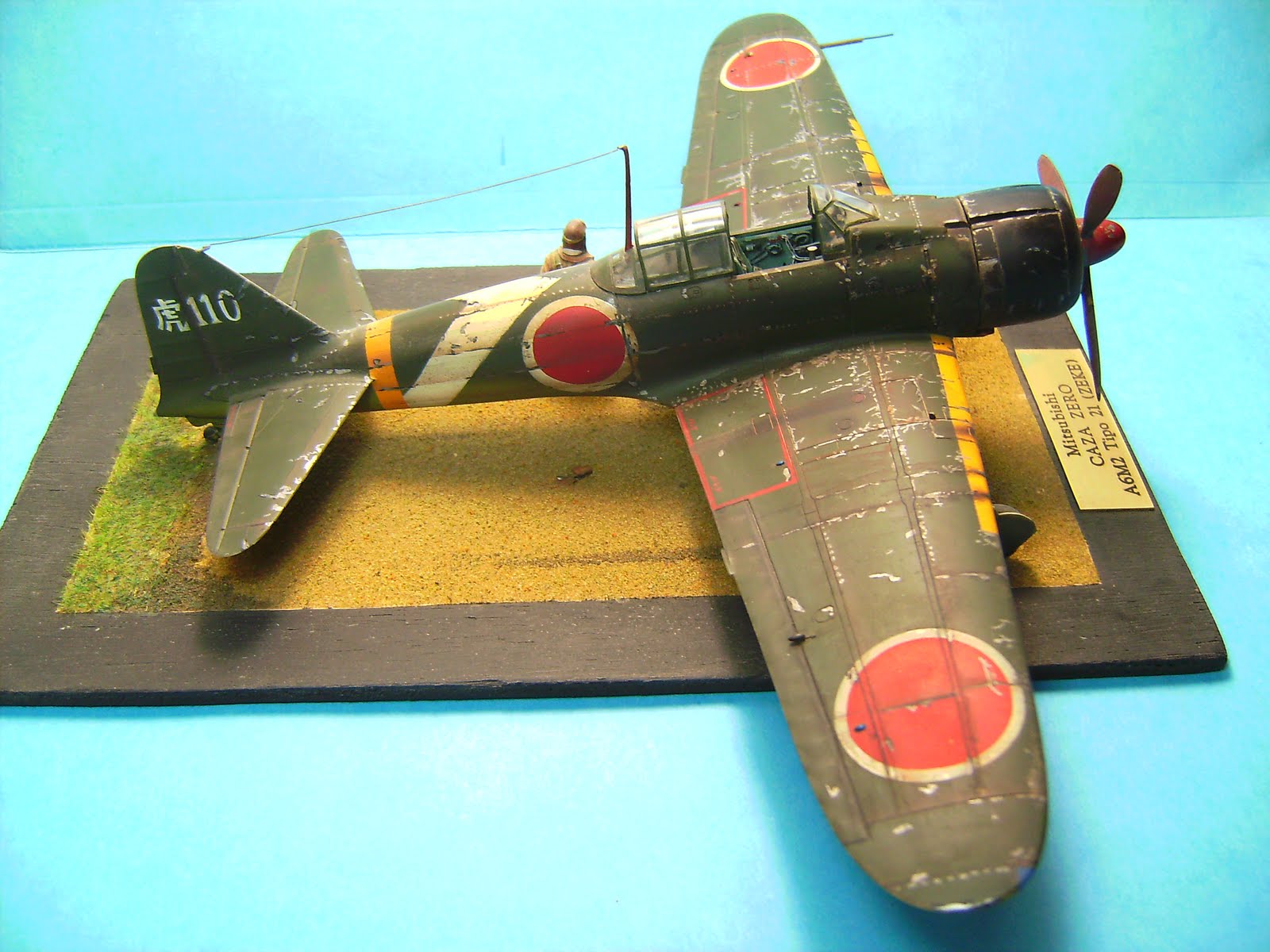 6QMODELISME: MITSUBISHI ZERO A6M2 TYPE 21 (ZEKE) (TAMIYA 1/48)