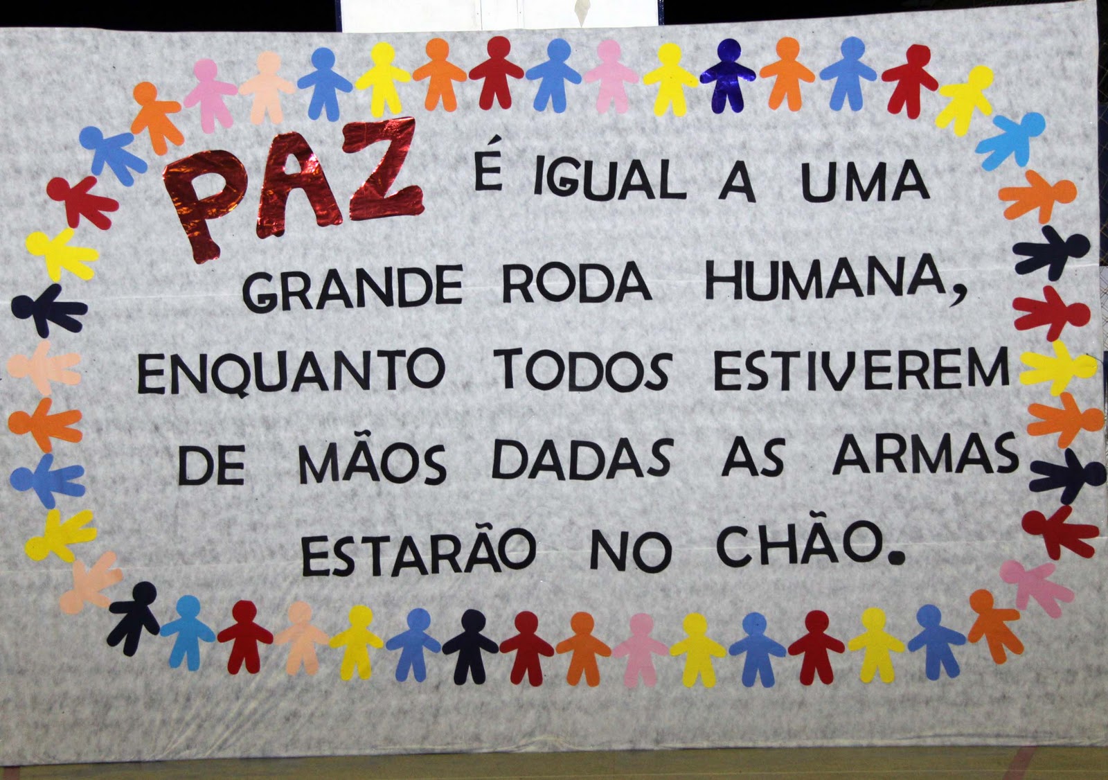 Cartaz Paz Na Escola - LIBRAIN