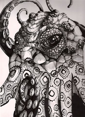 Art by Samantha DeCarlo: New Art: Micron and Sharpie