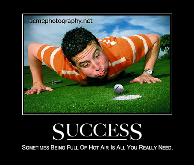 Cortical Hemming and Hawing: Another Demotivational Poster for Success
