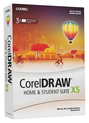 CorelDRAW Graphics Suite X5 w wersji Home & Student