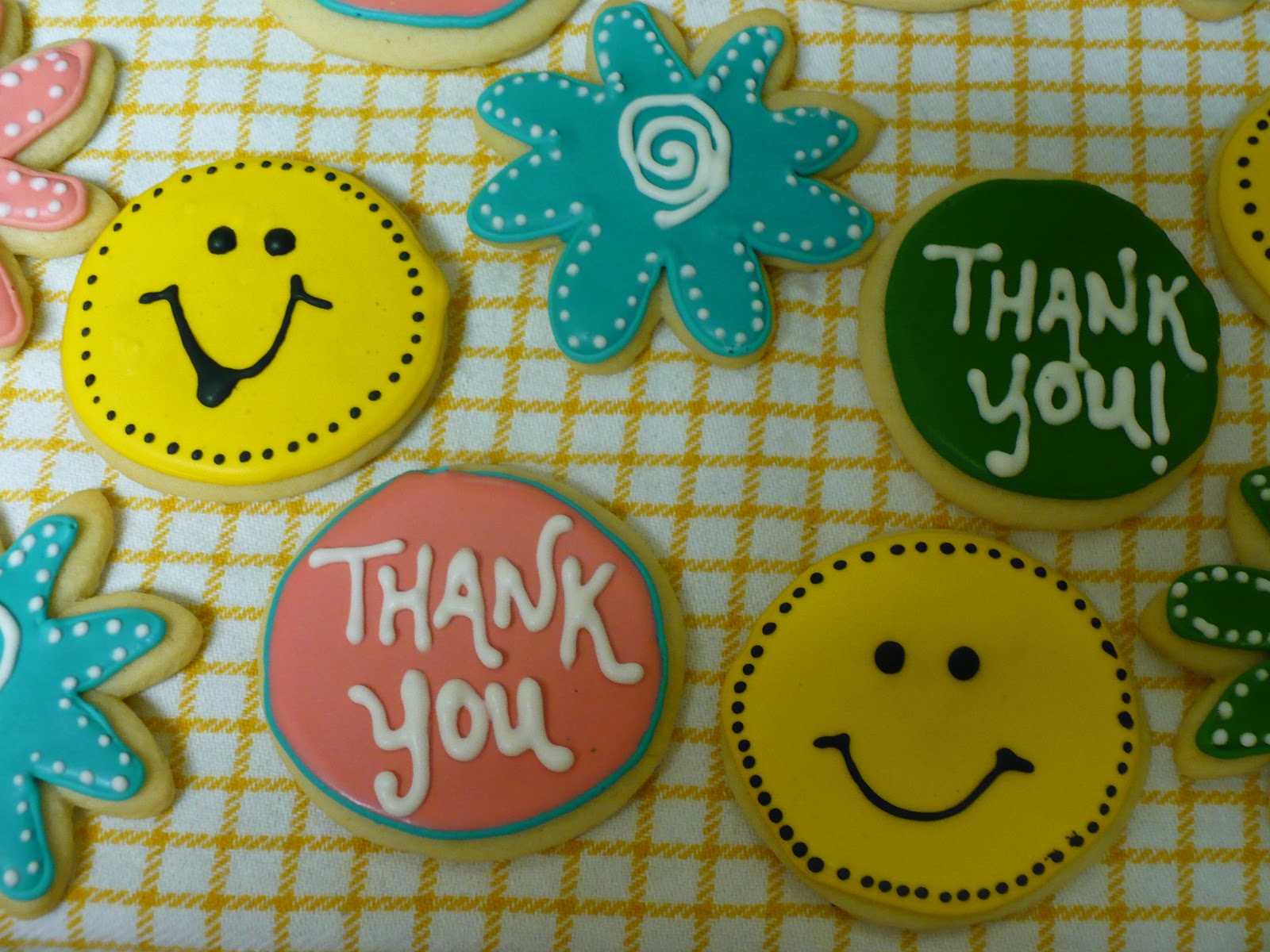 The Sweet Shop Cookie Company: Thank you cookies!!