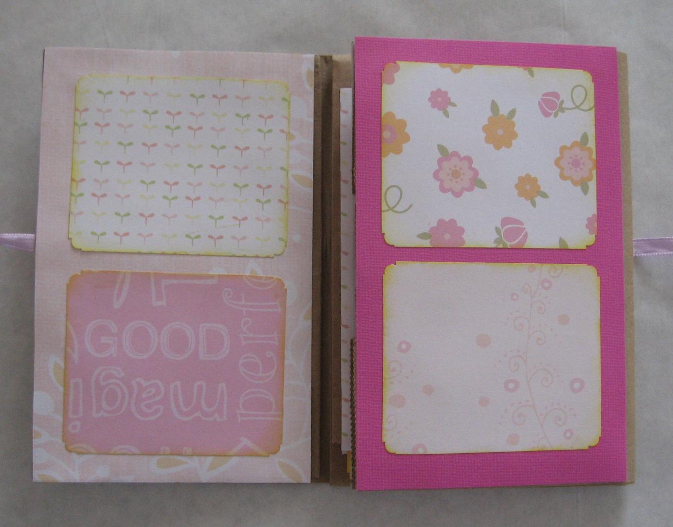 Paper Bag Scrapbooks (and more): Her First Year Tri-fold Scrapbook