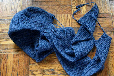 The Yarn Monkey Chronicles: Deep Forest: An Elven Hooded Scarf