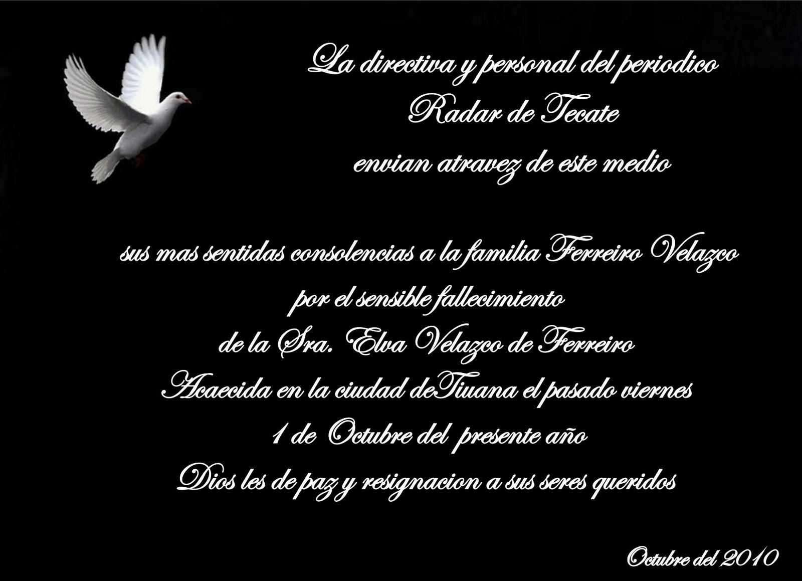 Radar Tecate News: QEPD