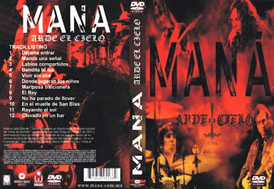VIDEOS MUSICALES EN DVD: MANA - ARDE EL CIELO ( Concierto )