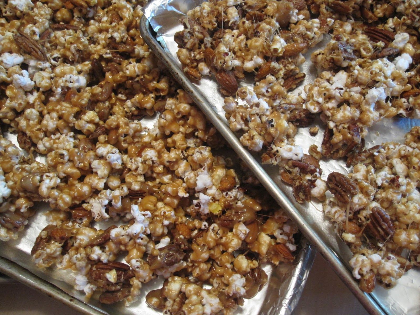 Passionate Perseverance: ultimate recipe swap: nutty caramel popcorn