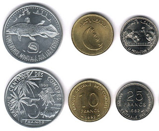 Coins Of World - Coins Collection: Comoros Coins