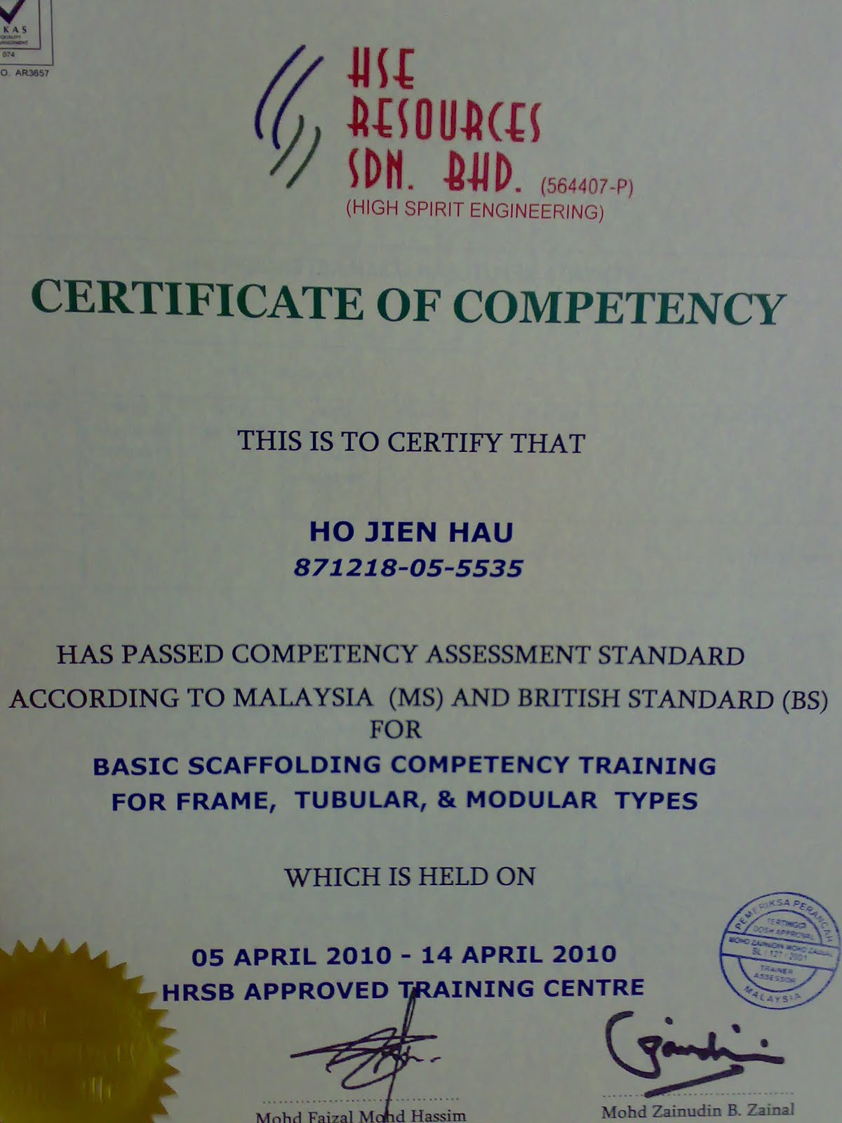 Scaffold Training Certificate - prntbl.concejomunicipaldechinu.gov.co