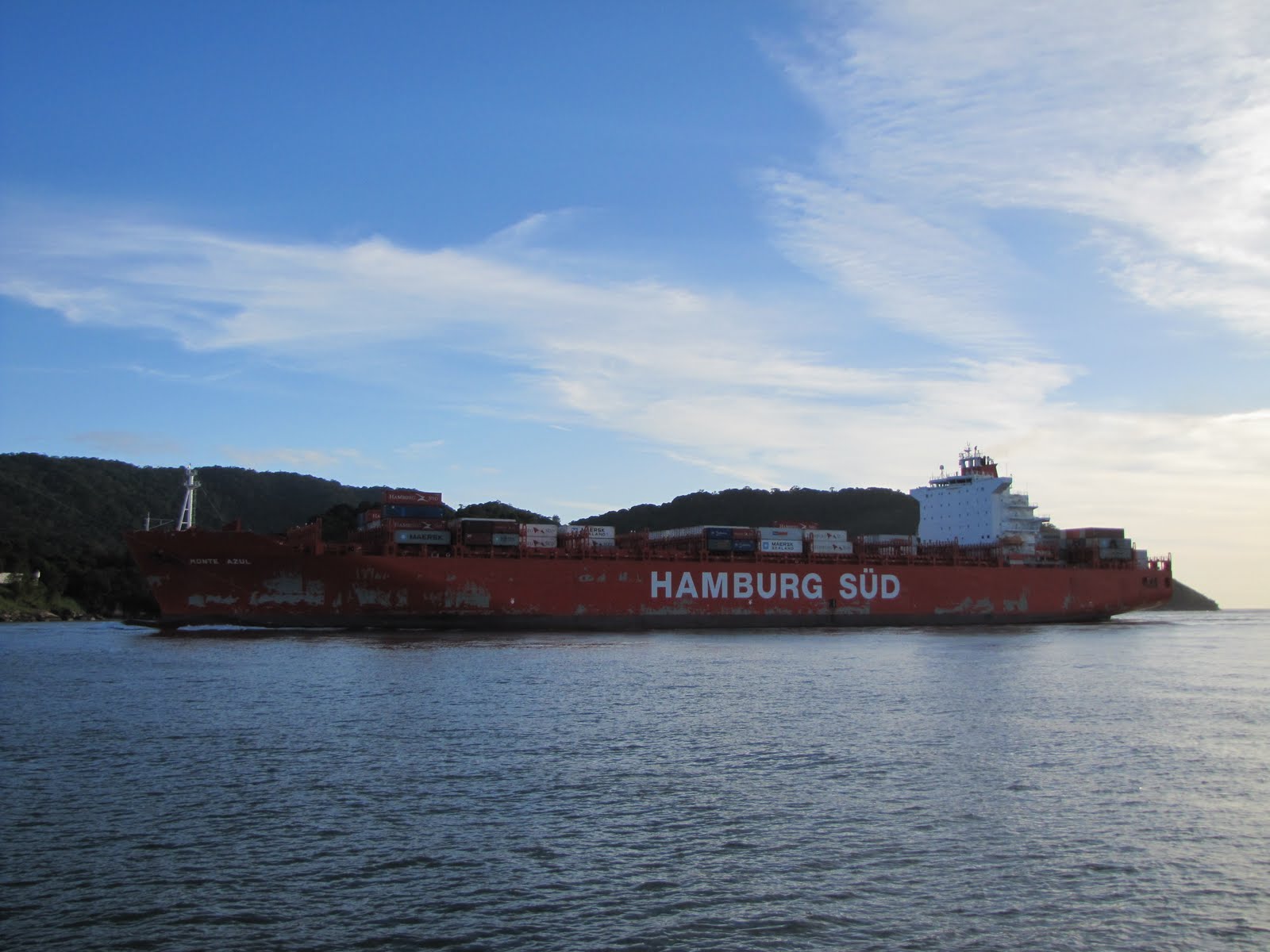 Navios em Santos: Monte Azul