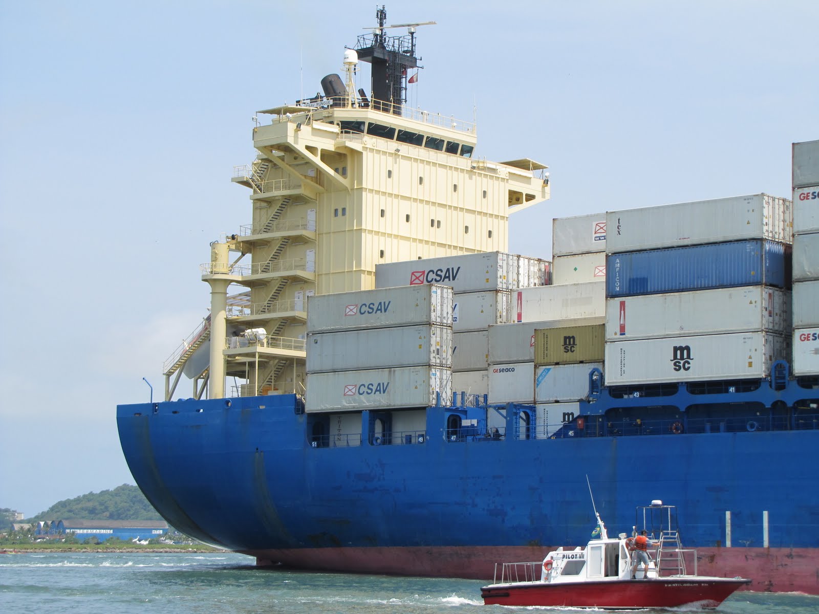 Navios em Santos: CSAV Rungue