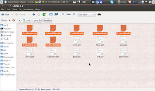 COLOR TO ALPHA: How to place gbr files in Linux