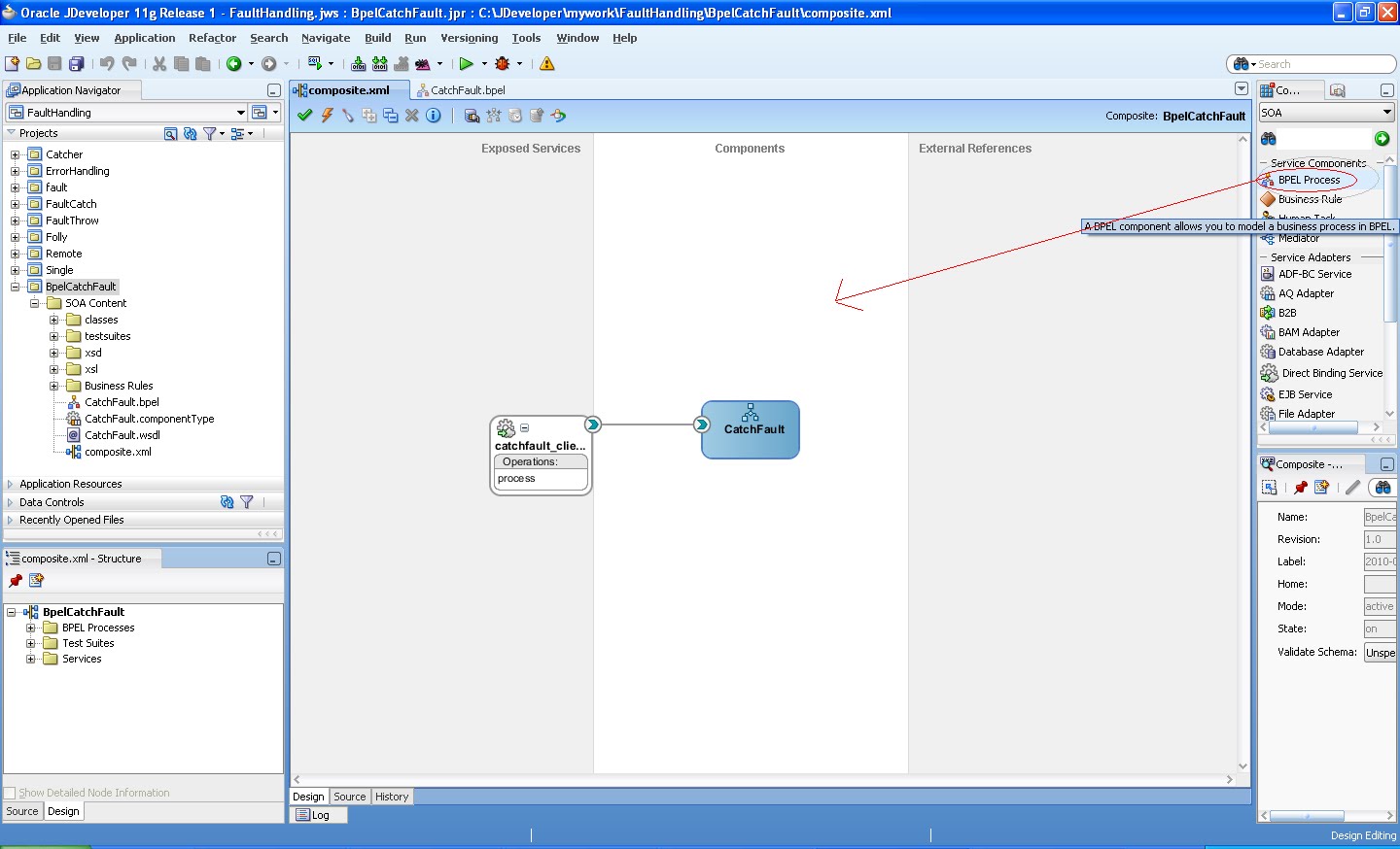 Learning SOA: Fault handling in Oracle SOA Suite 11g-Example Learning SOA: Fault handling in Oracle SOA Suite 11g-Example