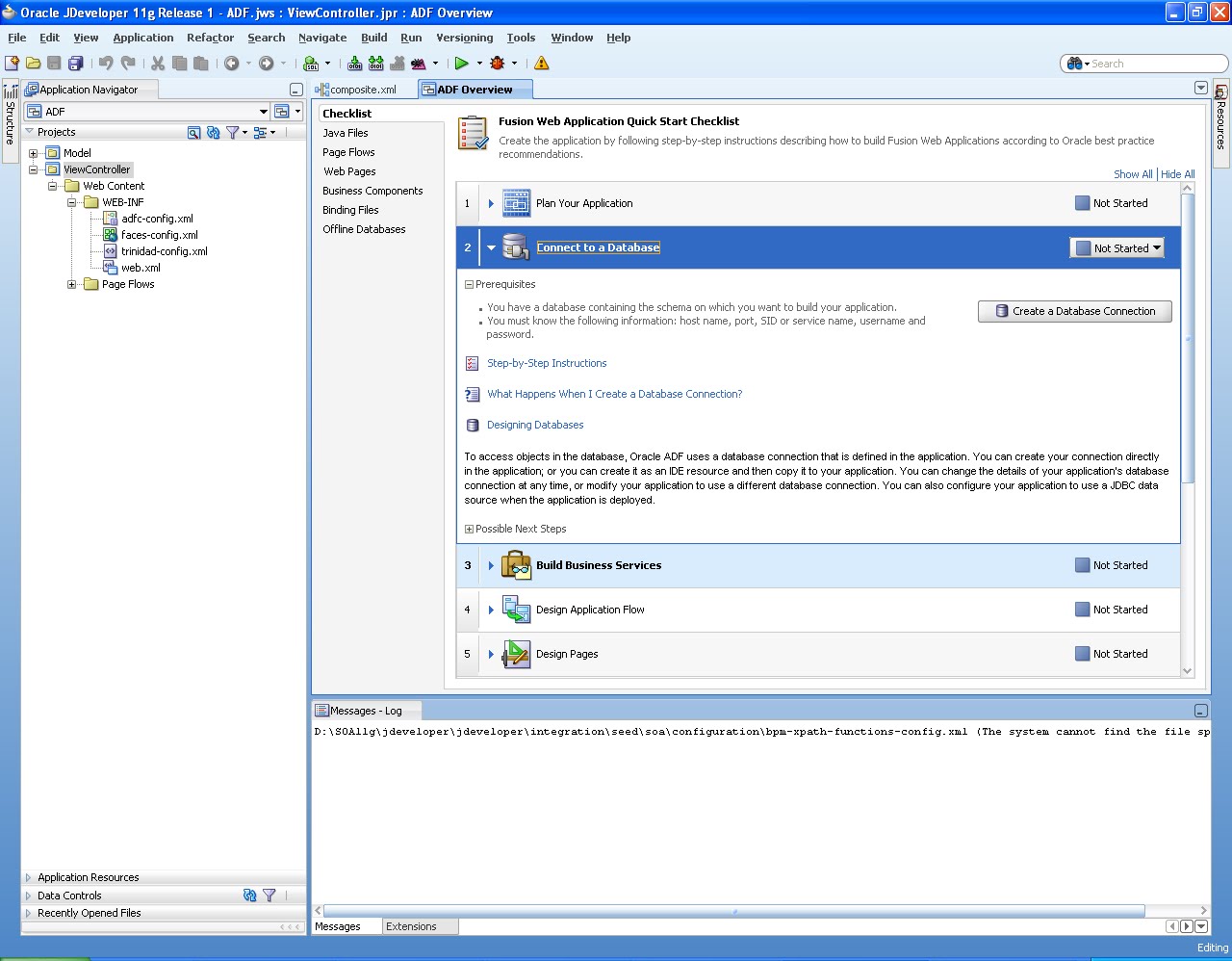 Learning SOA: Learning ADF