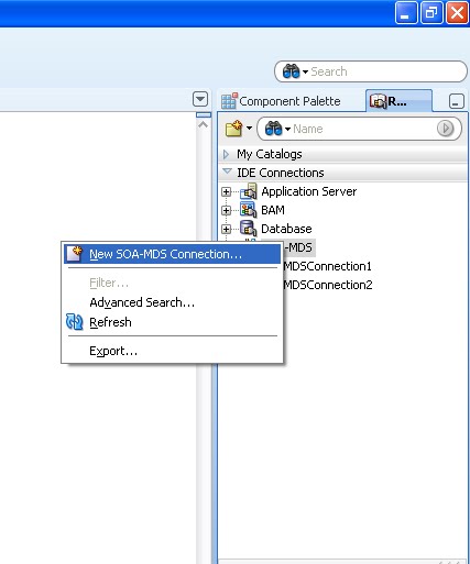 Learning SOA: How to use Shared Meta data in SOA suite 11g