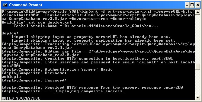 Learning SOA: Working with Ant script in SOA Suite 11g