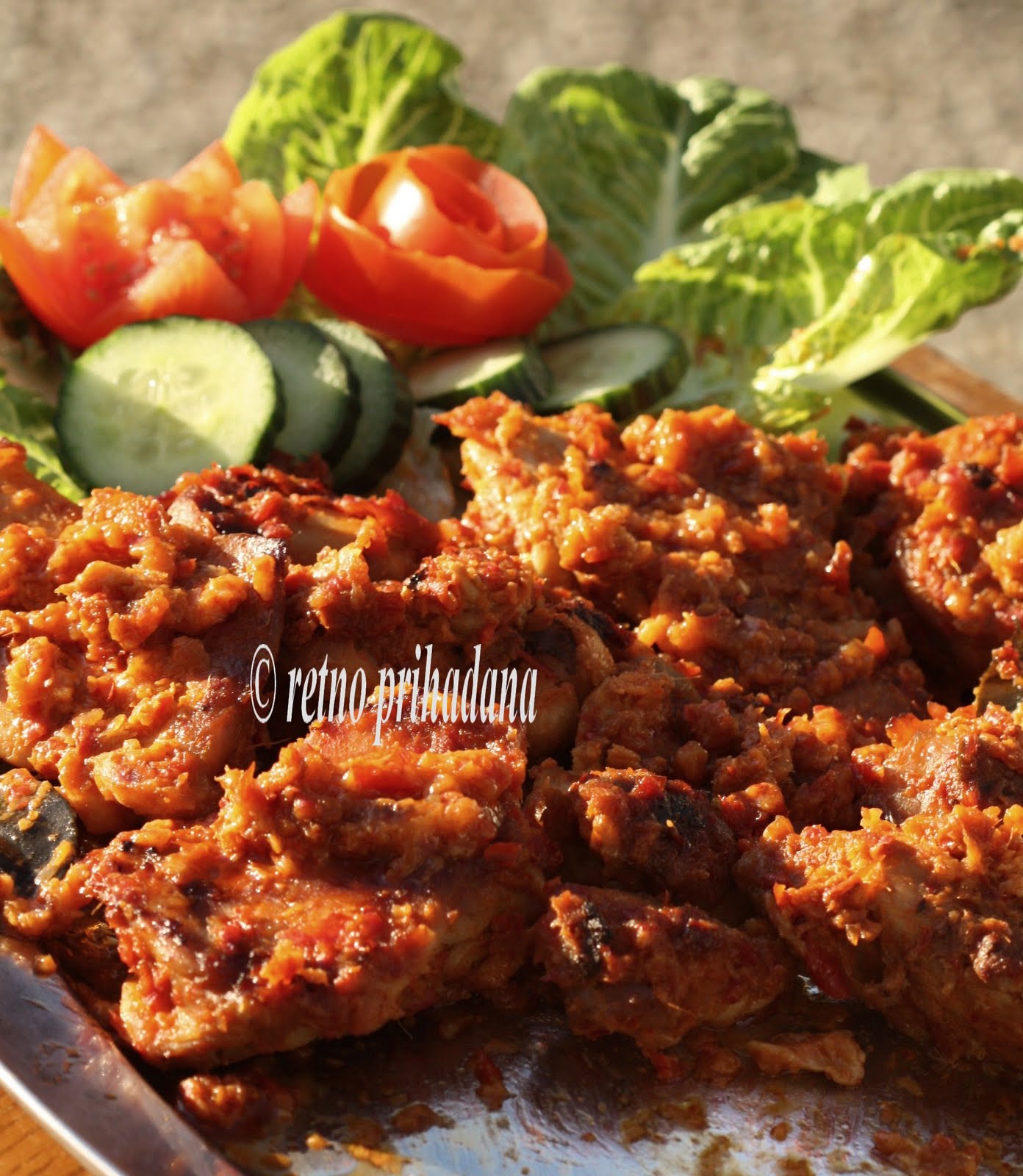 Kedai Hamburg: Madonese Style Grilled Chicken: Ayam Rica-Rica