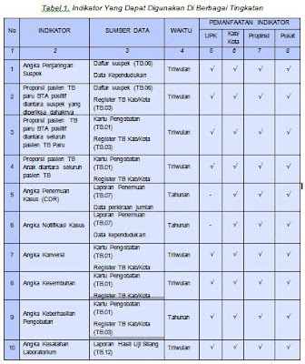 Indikator Pencapaian Program TB