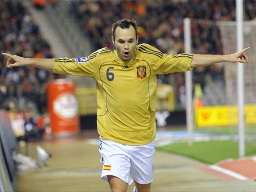 Foot Ball Player: Andres Iniesta World Cup 2010 Photos