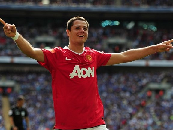 SOCCER PLAYERS WALLPAPER: Javier Hernandez Football Pictures