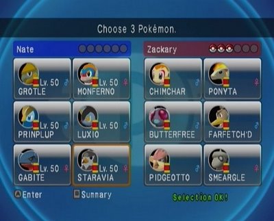 WII addicits: Pokemon battle arena