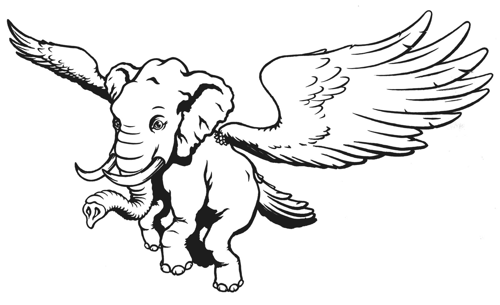 Tim Johnson Art Blog: Sadie's Flying Elephant
