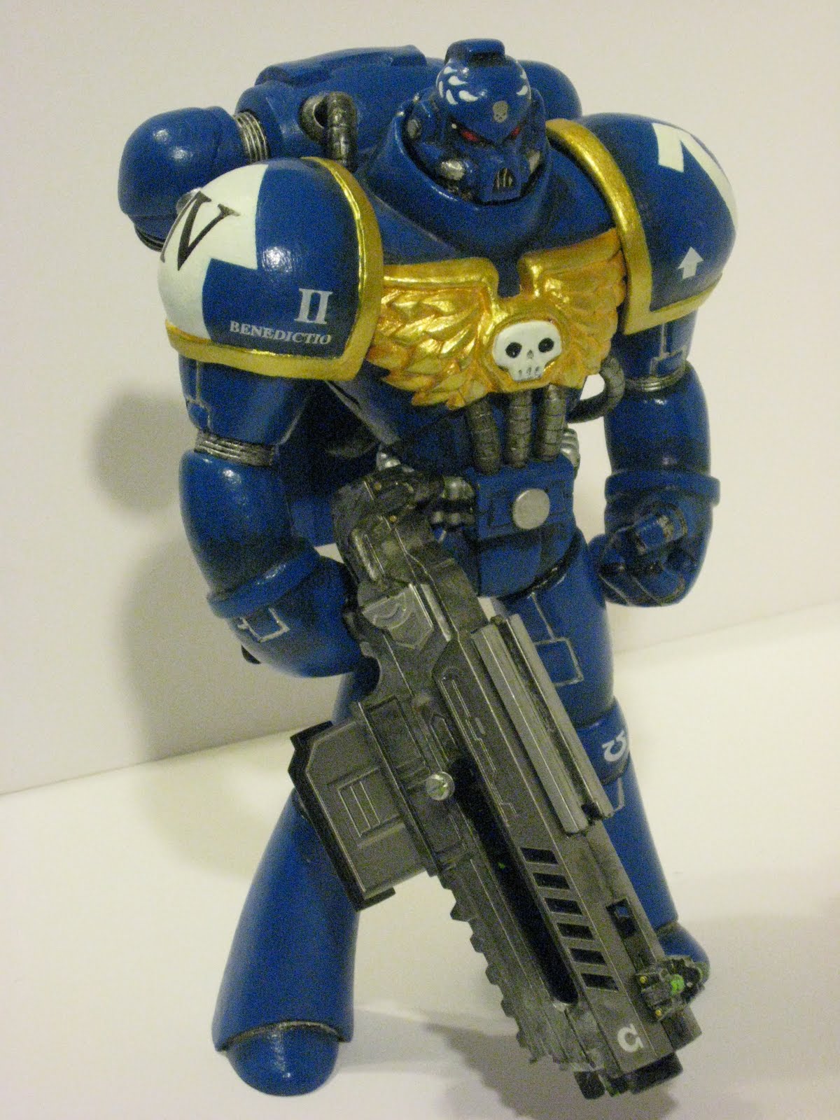 Tim Johnson Art Blog: Custom WH40K Space Marine 1