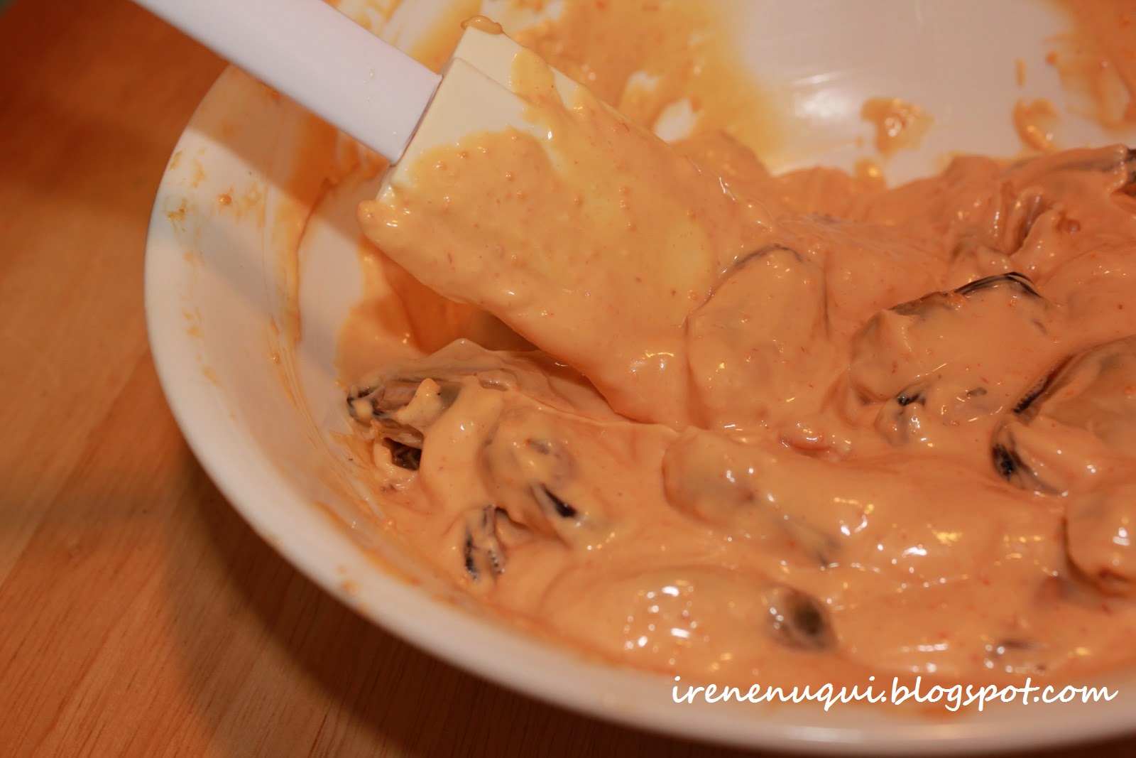 For Palate's Sake!: Baked Mussels in Dynamite Sauce