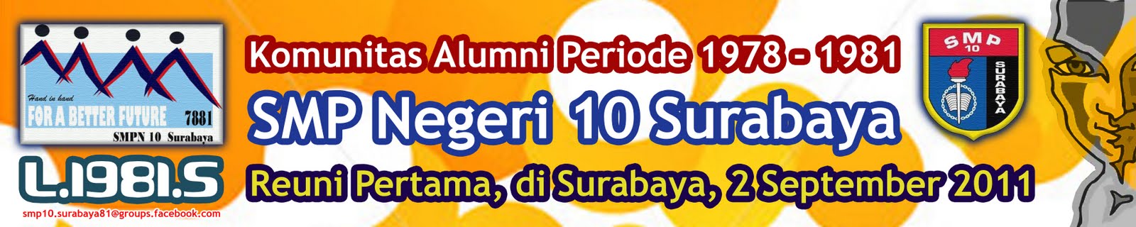 Komunitas Alumni SMP Negeri 10 Surabaya (L.1981.S): Desain Banner Reuni ...