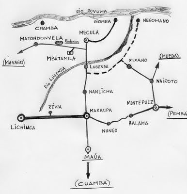 Serra Mecula: Rotas de Mecula
