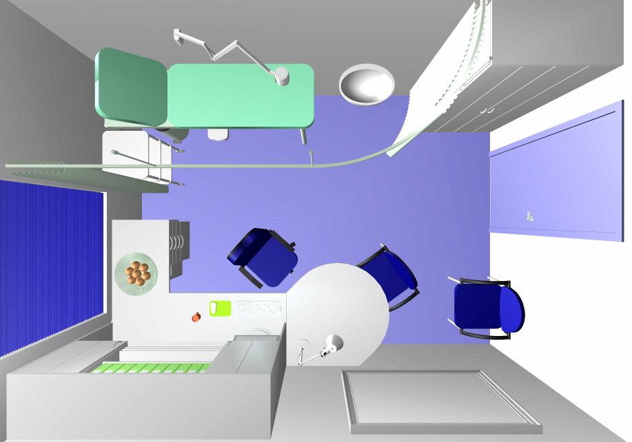 AQSATECH DESIGN: REF. RUANG DOKTER 3D