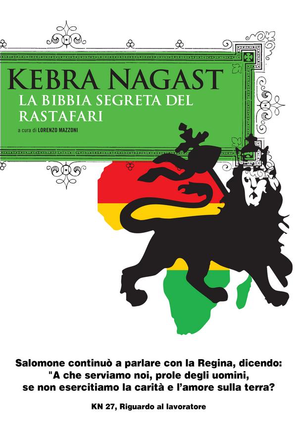 CULTURA RASTA, LIBRO RASTAFARI: KEBRA NAGAST (italiano)