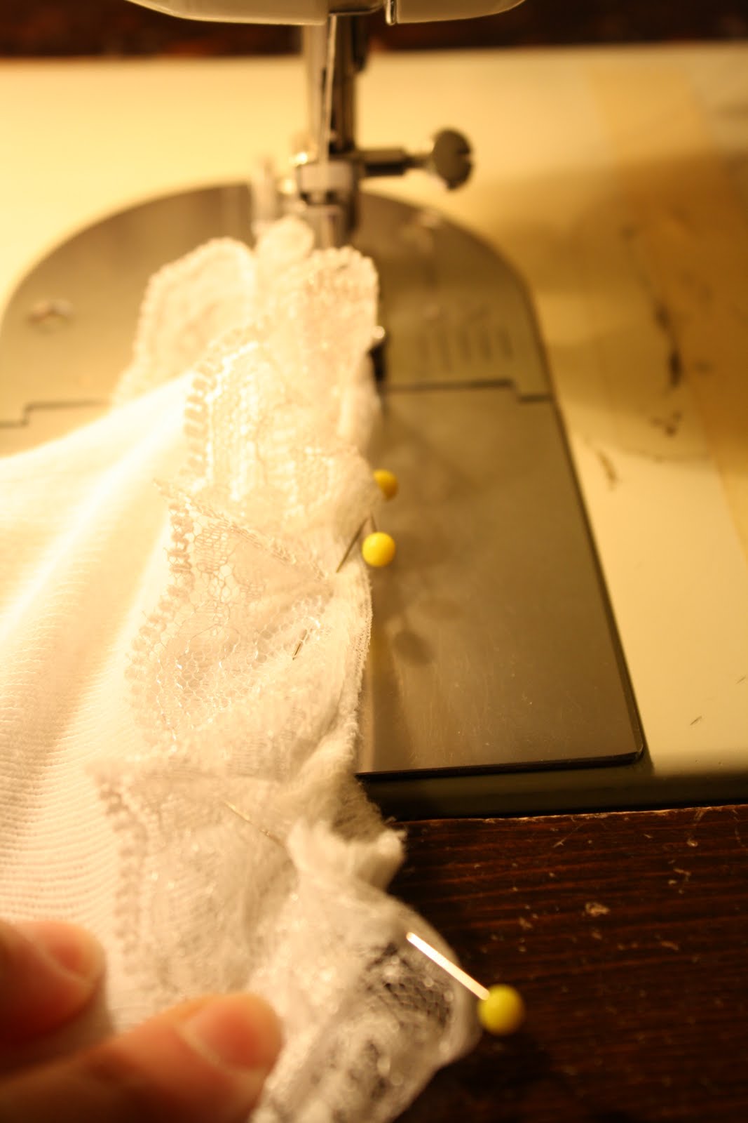 Yellow Blackbird: A Creative Blog: Refashion #10 Lace Knee Socks Tutorial