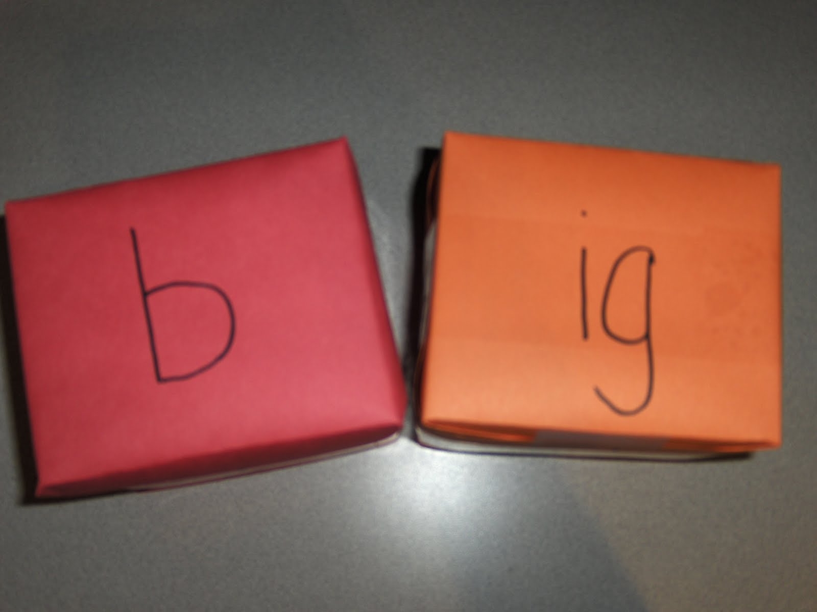 Using Big Dice to Make Words - The Activity Mom