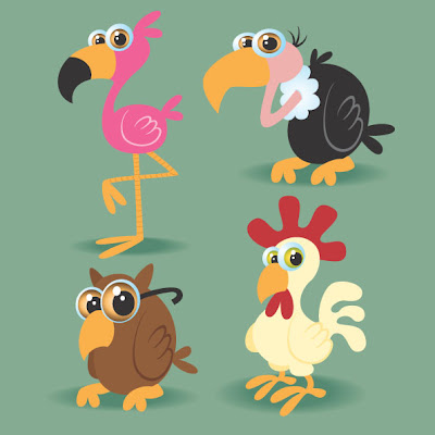 El Rincon del Teacher: Imágenes EPS de Aves 'cartoon'