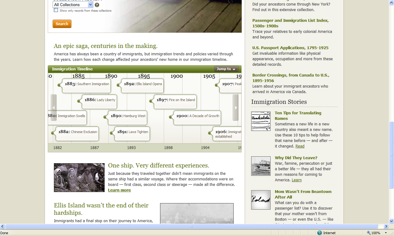 Genea-Musings: Checking out the Ancestry.com Immigration Collection