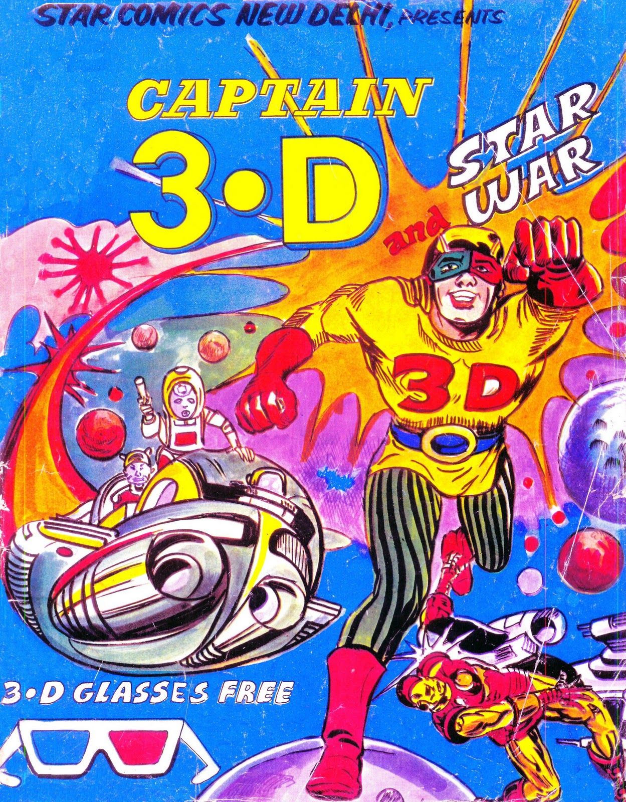 Books and Comics: Captain 3D and Star War - 3D