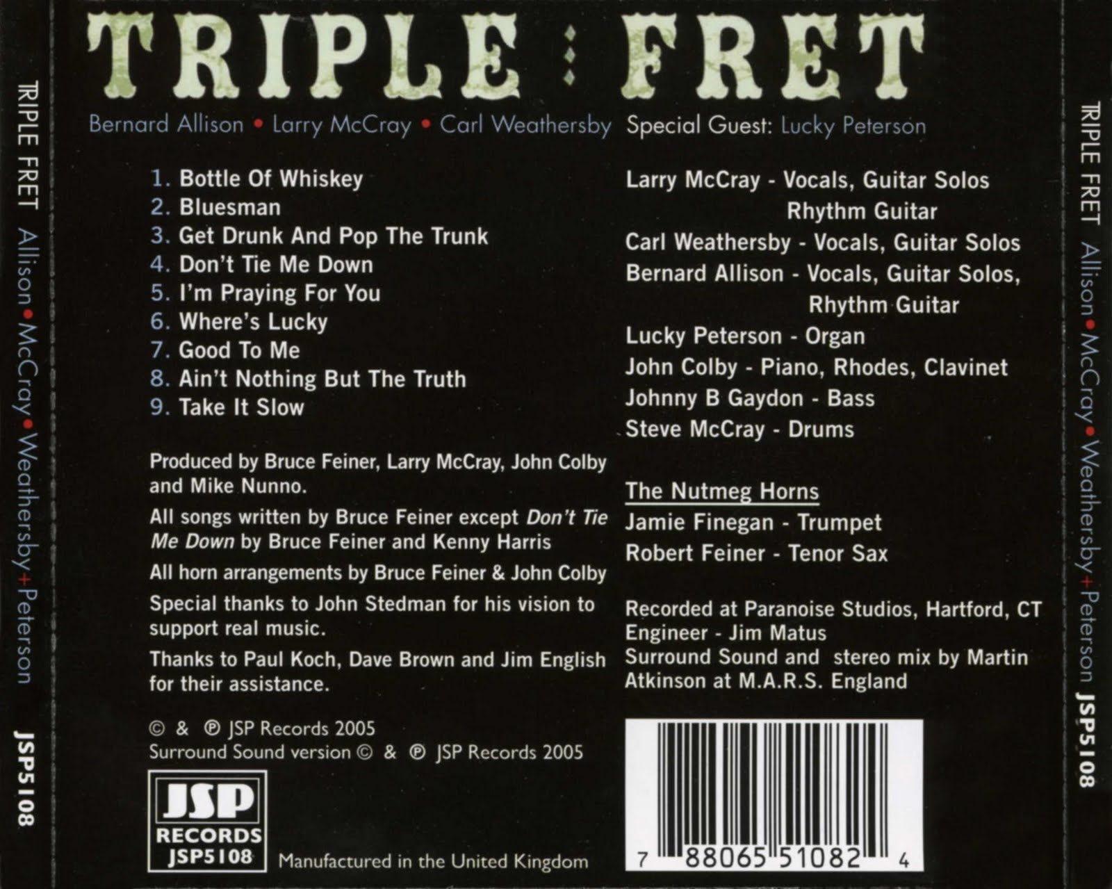 CastelarBlues: Bernard Allison - Triple Fret