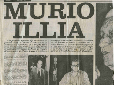 RICARDO CAMPERO: Nota 322. DR. ARTURO ILLIA.