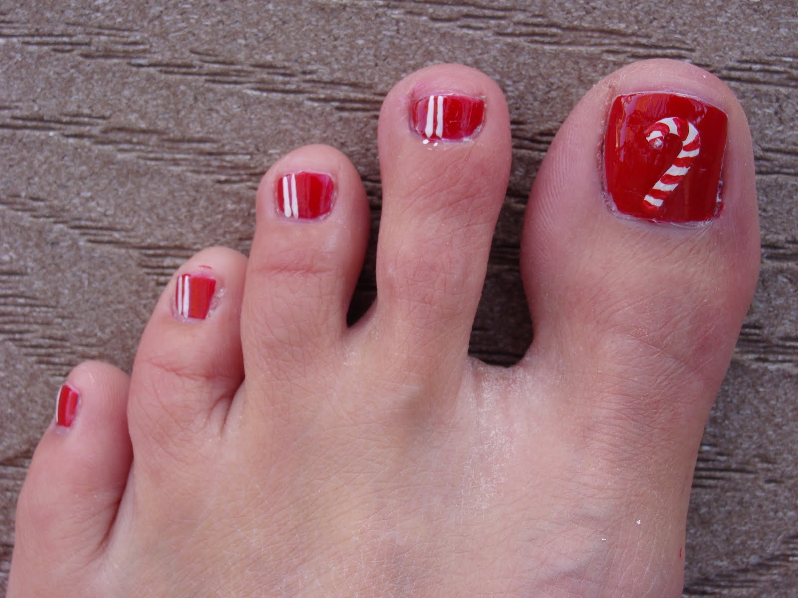 ToeTats: Christmas Toes