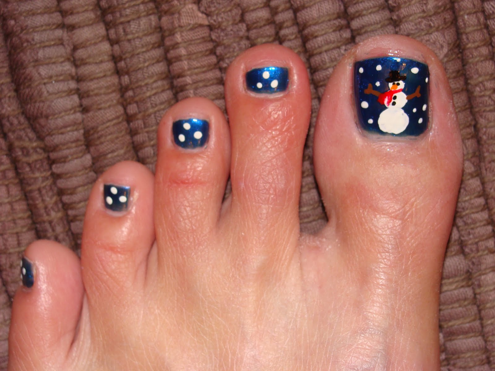 ToeTats: Christmas Toes